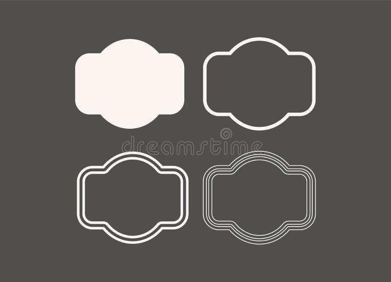 Wedding Frame. Mailbox Monogram, Vintage. Basic Shape, Monogram Frame ...