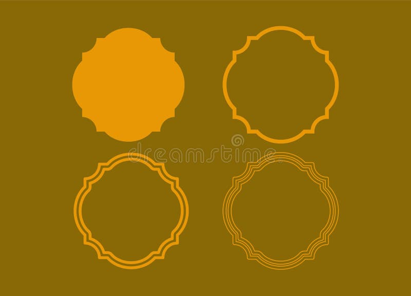 Wedding Frame. Mailbox Monogram, Vintage. Basic Shape, Monogram Frame ...