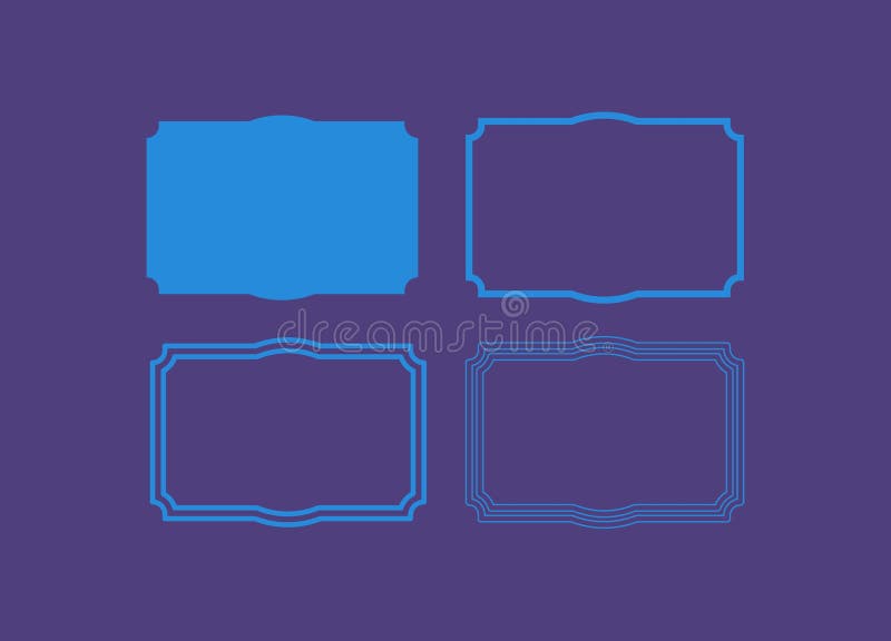 Wedding Frame. Mailbox Monogram, Vintage. Basic Shape, Monogram Frame ...