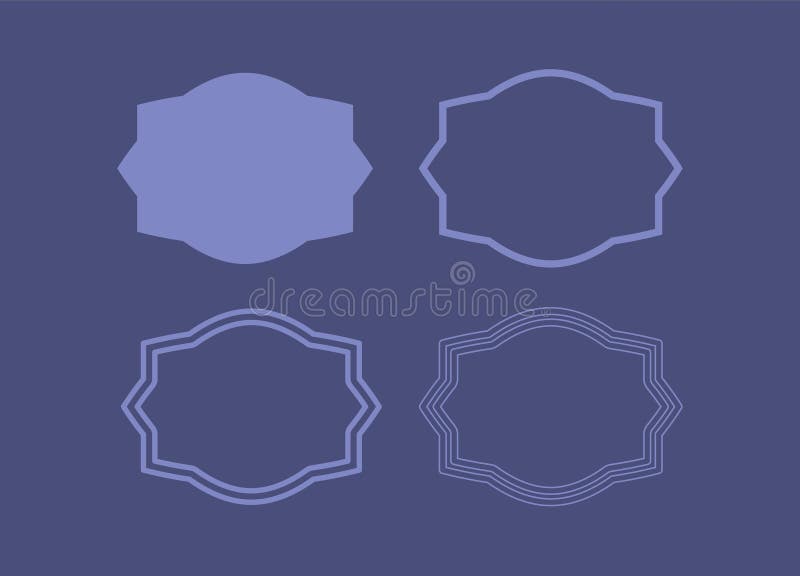 Wedding Frame. Mailbox Monogram, Vintage. Basic Shape, Monogram Frame ...