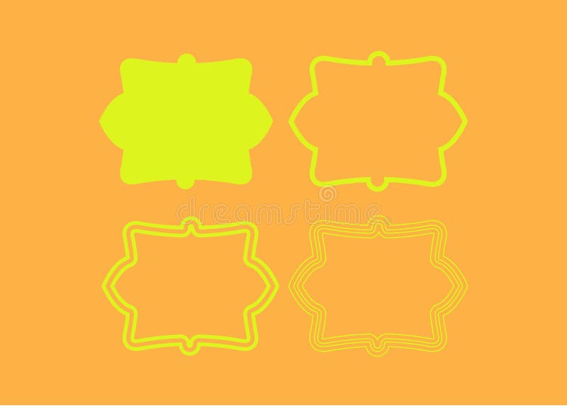 Wedding Frame. Mailbox Monogram, Vintage. Basic Shape, Monogram Frame ...