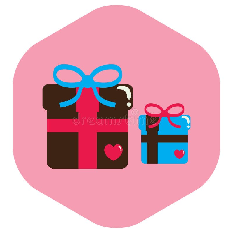 Wedding Gift. Vector Illustration Decorative Design Stock Vector ...