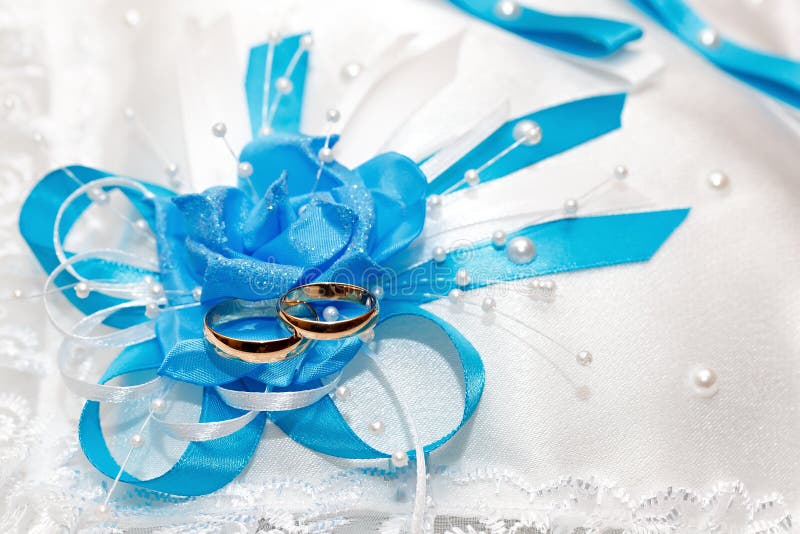 Wedding Gold Ring, Decorations for a Celebration. Stock Image - Image ...