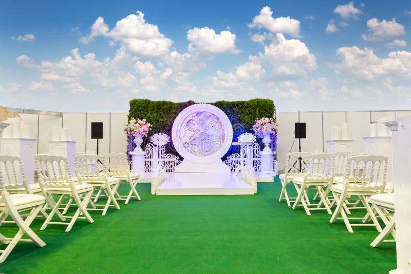 Wedding hall stock image. Image of decorate, expensive - 38348411