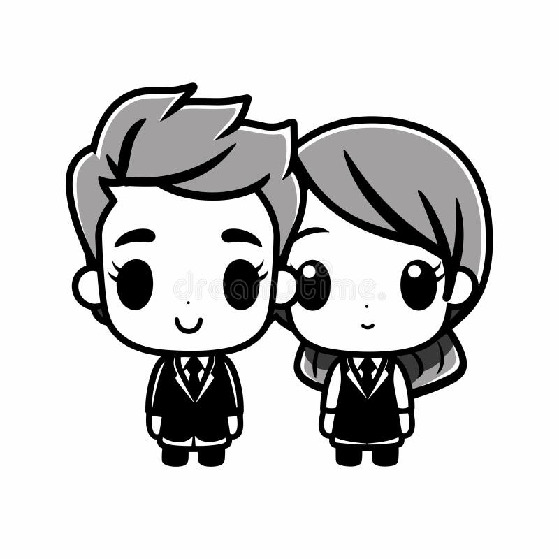 Wedding Hand-drawn Comic Illustration. Wedding. Vector Doodle Style ...