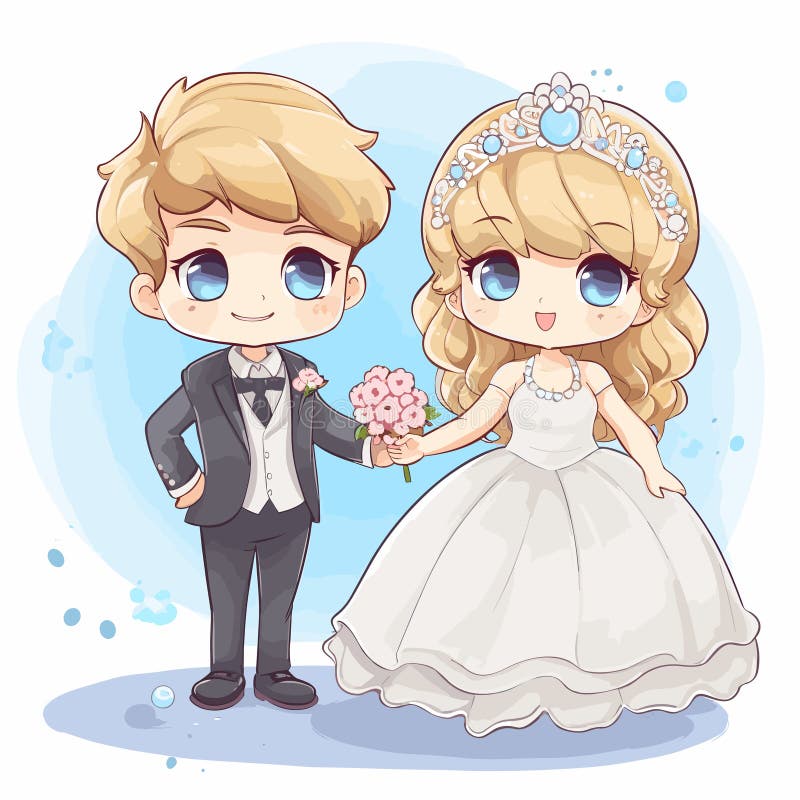 Wedding Hand-drawn Comic Illustration. Wedding. Vector Doodle Style ...