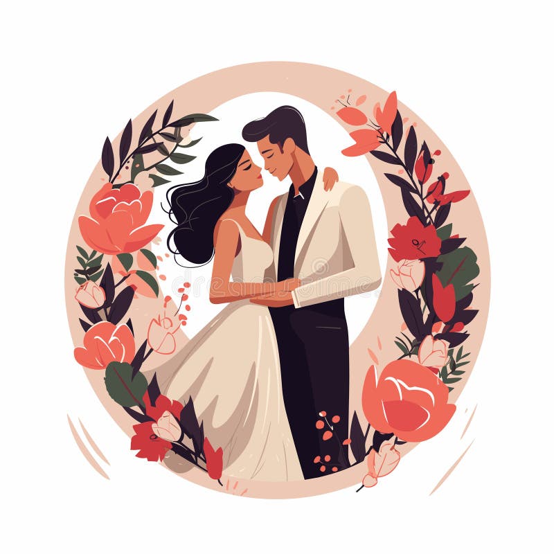 Wedding Hand-drawn Comic Illustration. Wedding. Vector Doodle Style ...