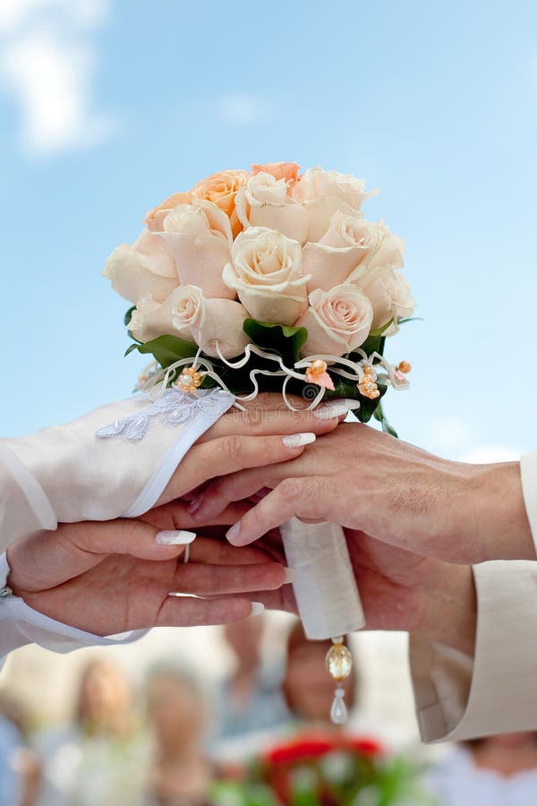 Wedding hands stock image. Image of bride, events, nail - 30108621