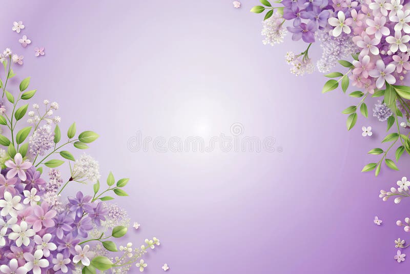 Wedding Invitation Background, Deep Lavender Gradient Background with ...