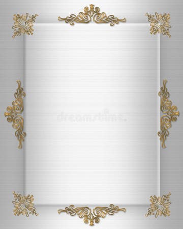 50th Wedding Anniversary Border Stock Illustrations – 140 50th Wedding ...