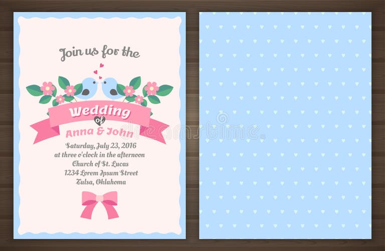 Wedding invitation card stock vector. Illustration of bright - 73811474