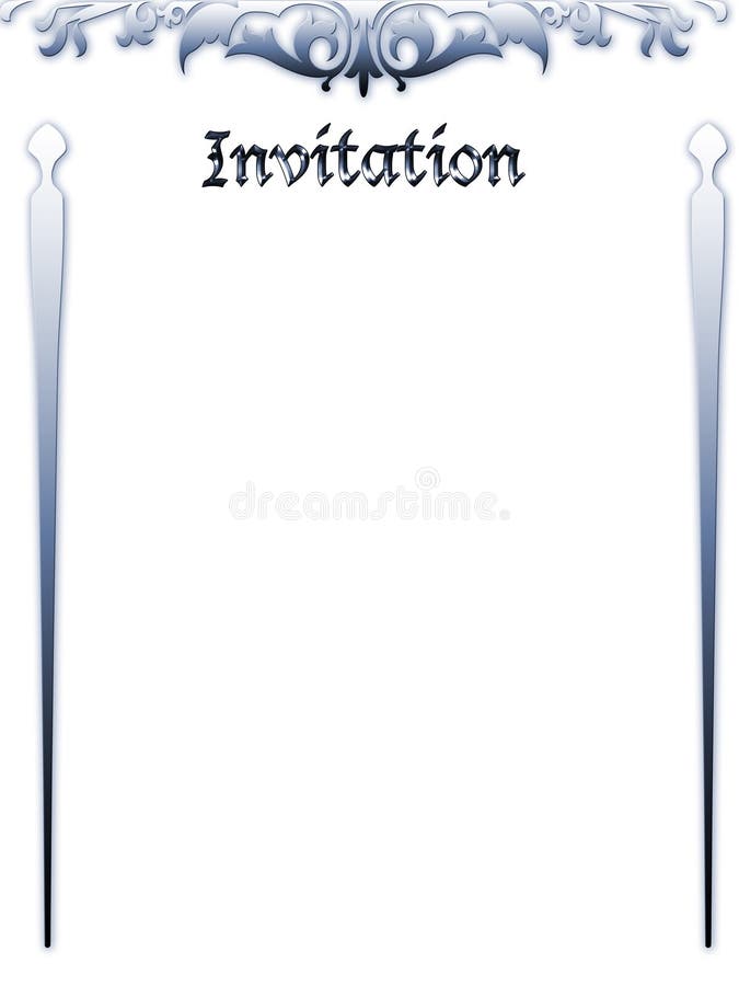 Wedding invitation card stock illustration. Illustration of greeting ...