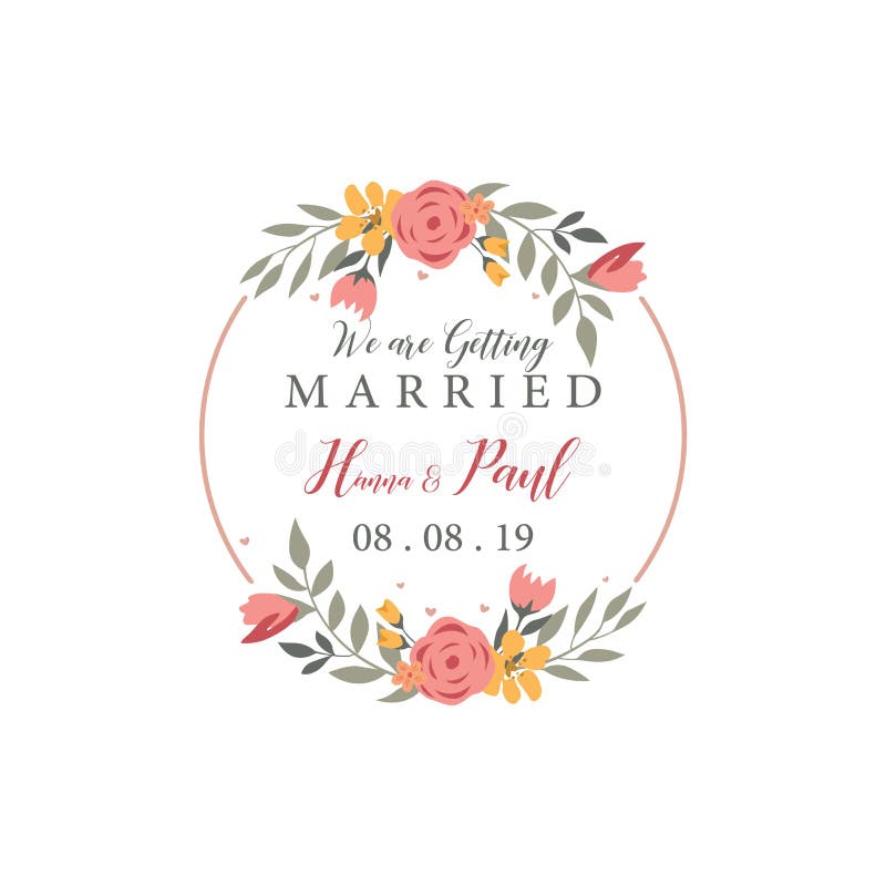 Wedding Invitation Design Inspiration, Simple, Vintage Vector Design ...