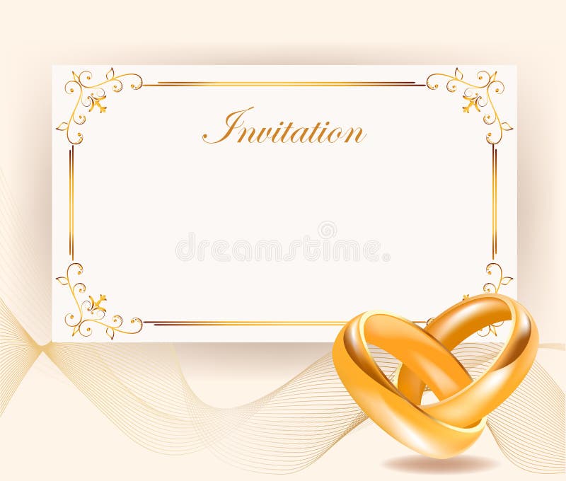 Ring Wedding Invitation Card Free: Wedding Invitation Wedding Ring