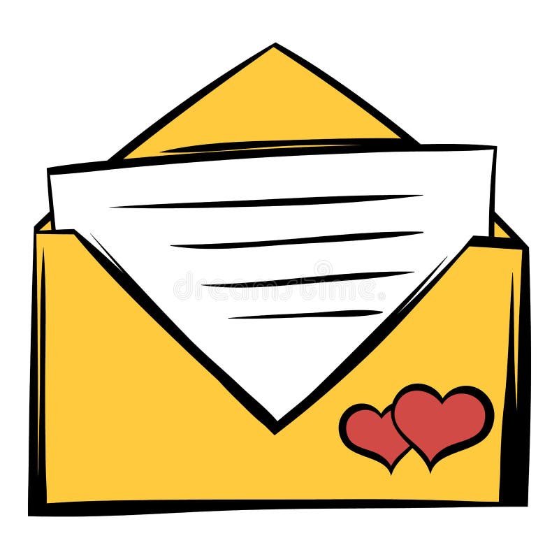 Wedding Invitation Icon Cartoon Stock Vector - Illustration of document ...