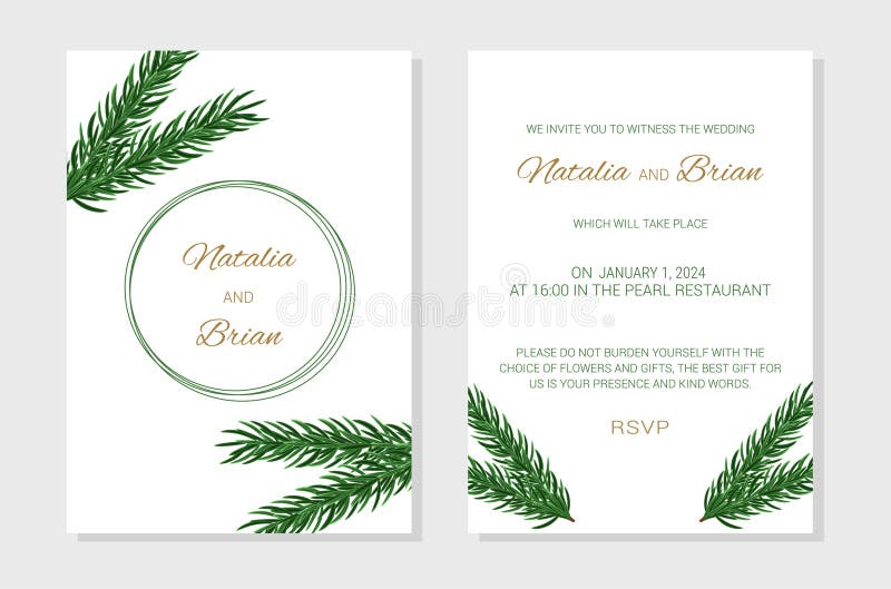 Wedding Invitation layout stock vector. Illustration of blue - 296200702