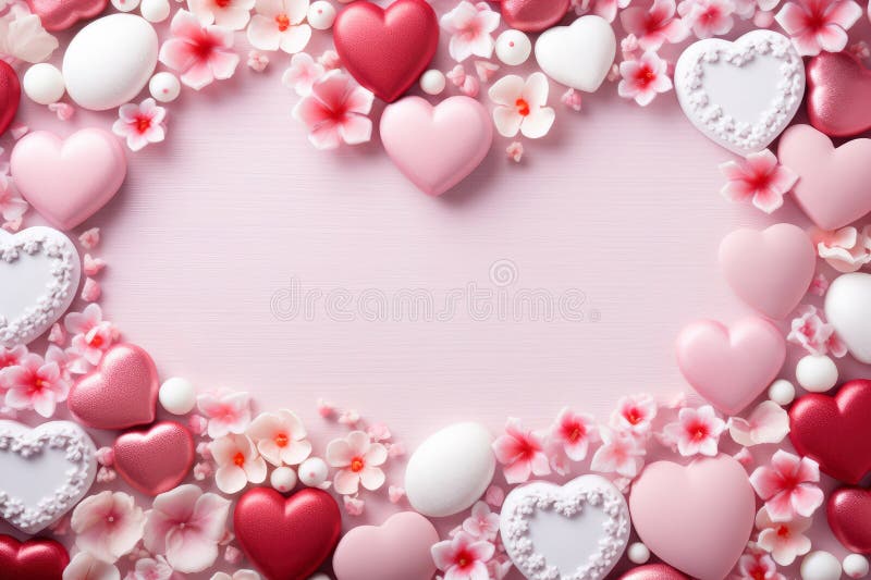 Wedding Invitation Mockup with Space for Romantic Text Stock ...