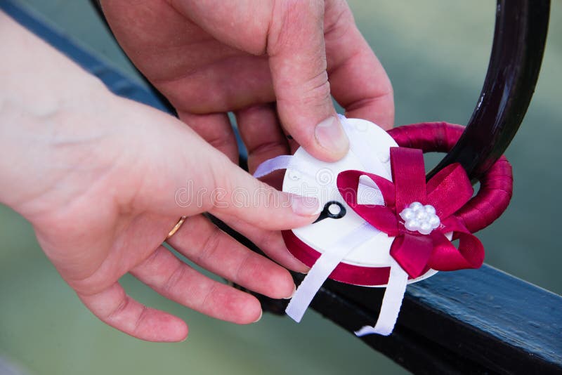 Wedding key with lock stock image. Image of label, retro - 109569777