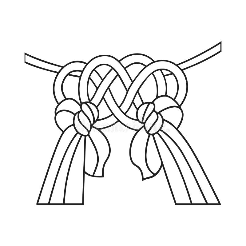 Wedding Knot Design stock vector. Illustration of knot - 365617129