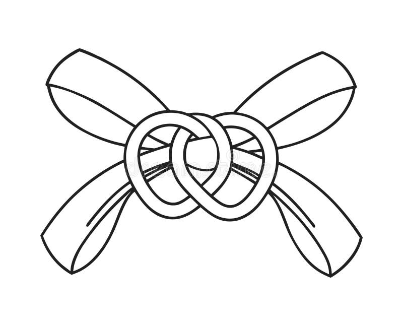 Wedding Knot Loops stock illustration. Illustration of bridal - 365614302