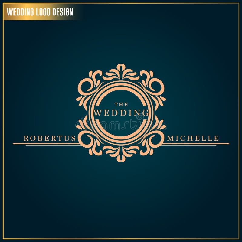Wedding Logo Design Template. Wedding Logo Vector Stock Vector ...