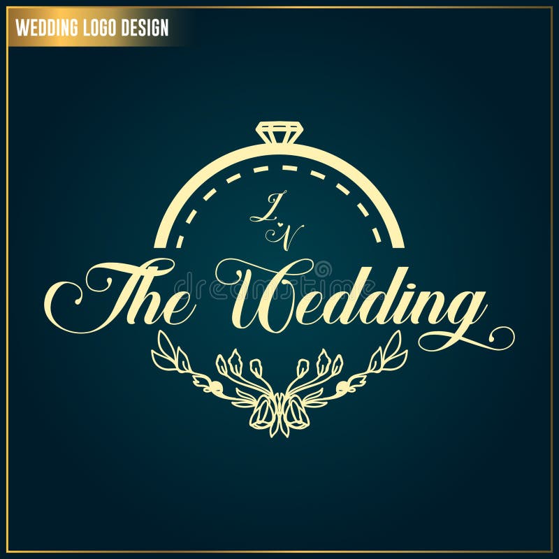 Wedding Logo Design Template. Wedding Logo Vector Stock Illustration ...