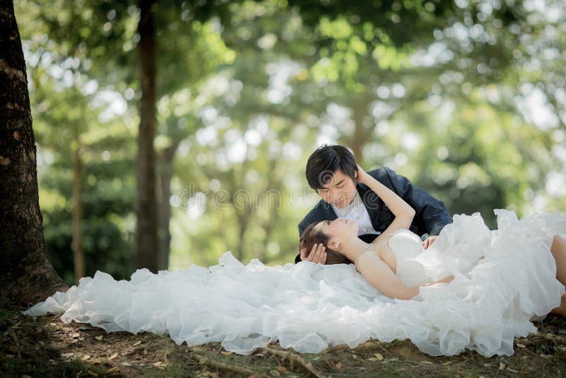 Wedding stock photo. Image of flower, kiss, expressive - 60888988