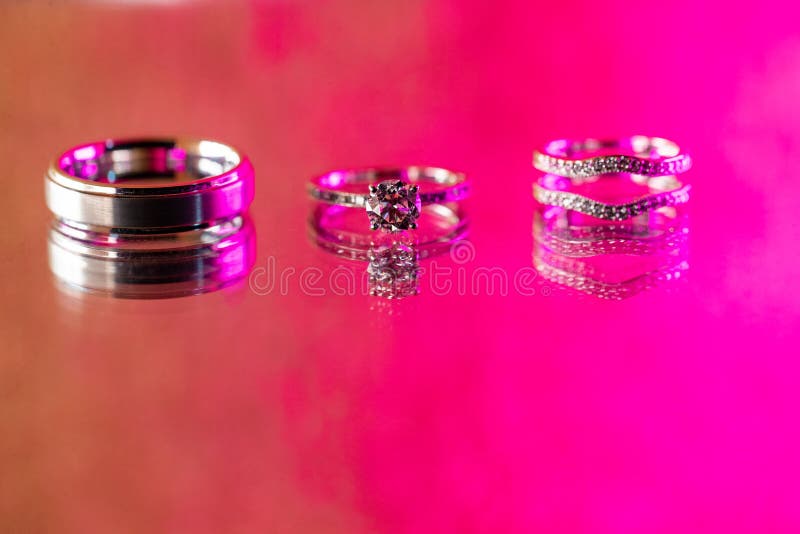 Wedding Ring Macro Ring Shots. Stock Image - Image of diamond, macro ...
