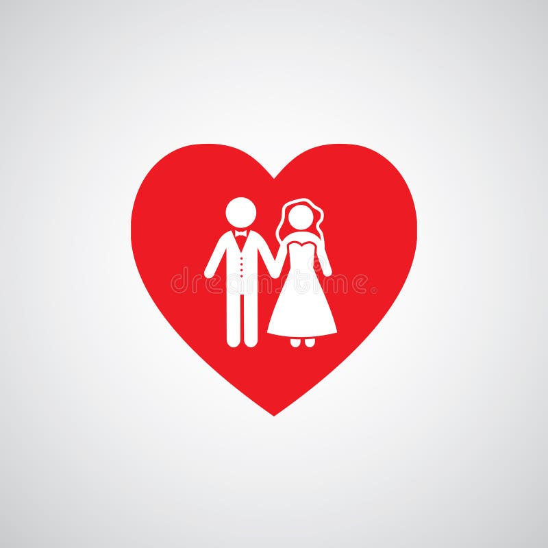 Wedding Married Couple Icon Stock Illustrations – 7,444 Wedding Married ...