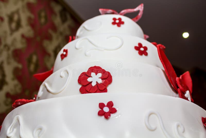 Wedding marzipan cake stock image. Image of bakery, cookie - 103190861