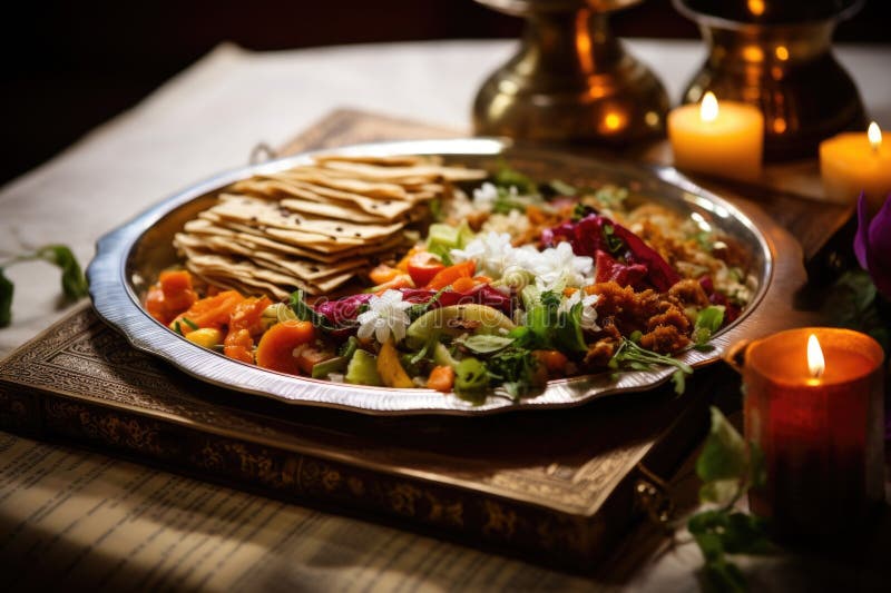 A Wedding Menu Featuring Traditional Food from Different Religious ...