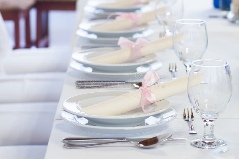 Wedding napkin decoration stock image. Image of banquet - 72903465