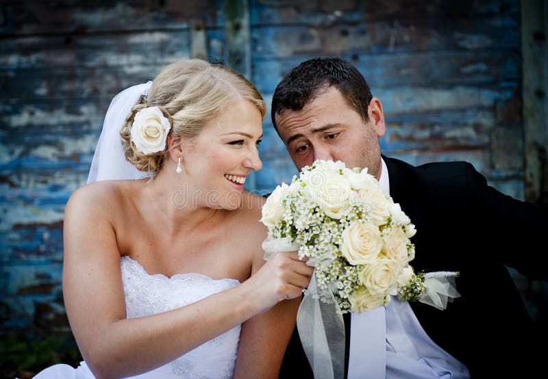 Wedding outdoor portraits stock image. Image of female - 28710499