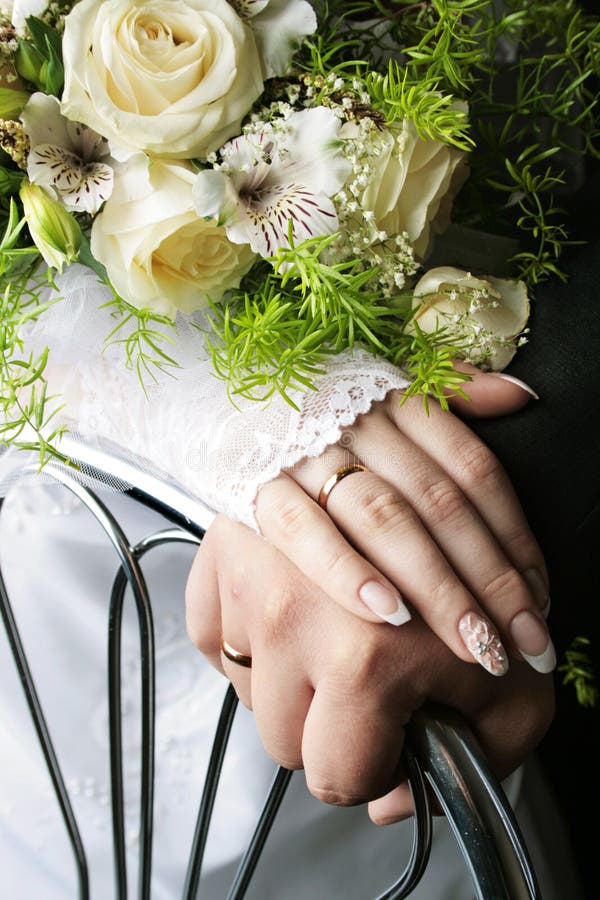 Wedding photo of married stock photo. Image of flower - 91340342