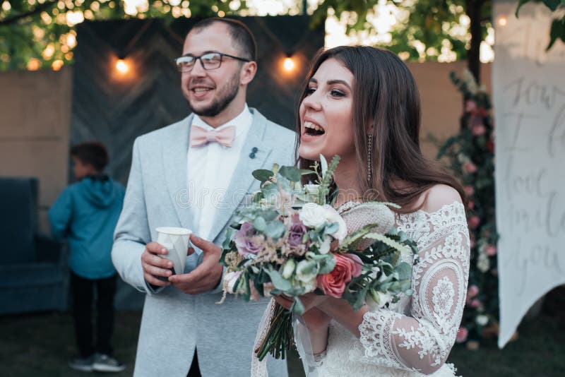 Wedding Photography of Emotions of the Bride and Groom in Different ...