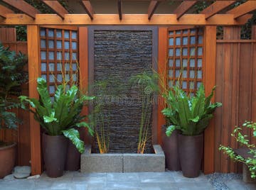 Wedding portal stock image. Image of waterfall, vase - 13882981