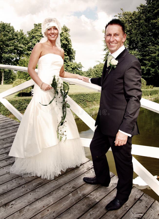Wedding portrait bridge stock image. Image of ceremony - 6799159