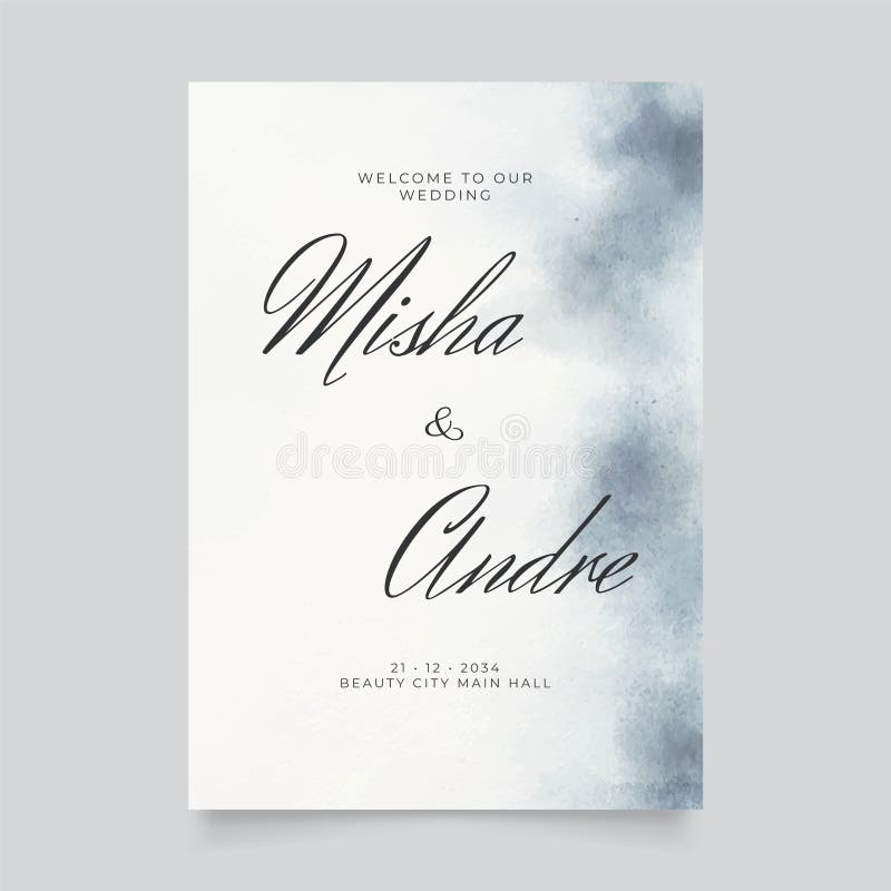 Wedding Poster for Welcome Sign. Template Welcome Poster. Vector ...