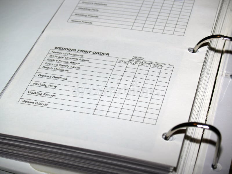 Wedding Proof Book stock photo. Image of proof, bride, party - 538326