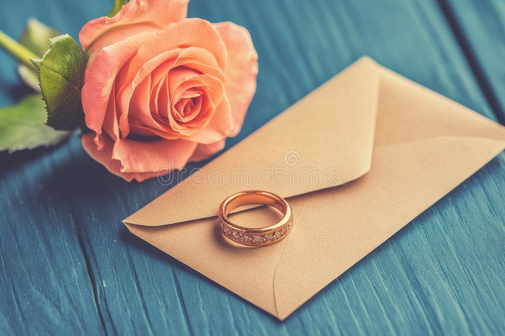 A Wedding Proposal that is Romantic, Complete with a Ring, a Rose, and ...