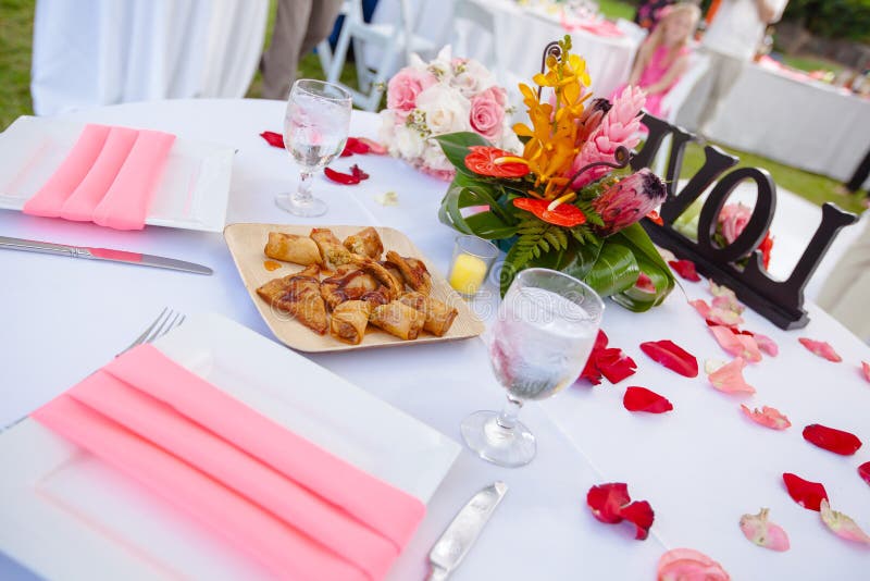 Wedding Reception Area stock image. Image of dining, elegant - 37376811