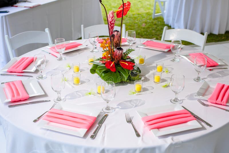 Wedding Reception Area stock image. Image of business - 37397279