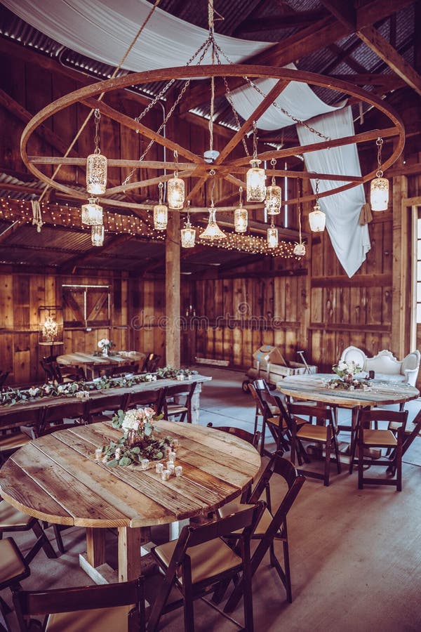 Wedding reception at barn stock photo. Image of colorful - 91695404