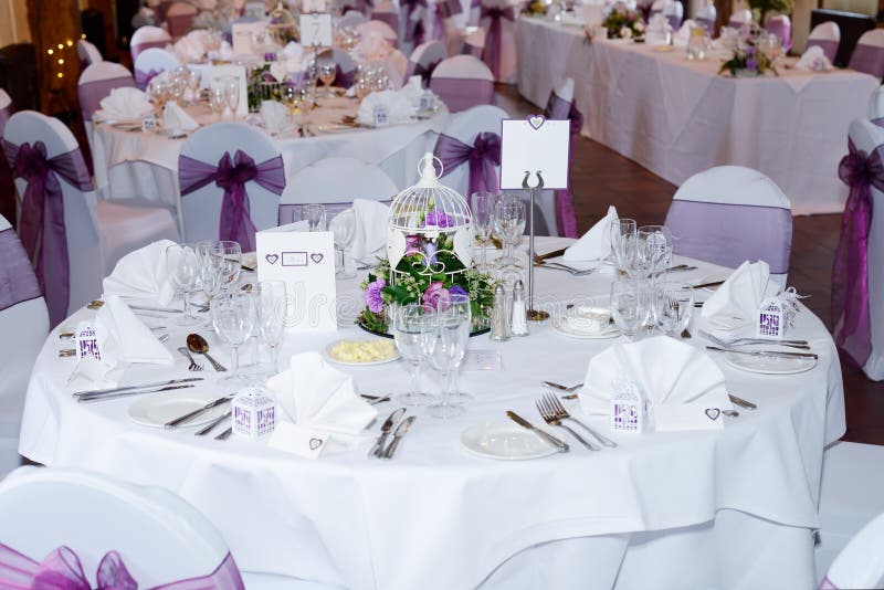 Wedding reception details stock image. Image of glass - 65980313