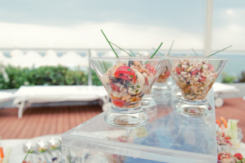 Wedding Reception Food stock image. Image of dish, delicacies - 9836099