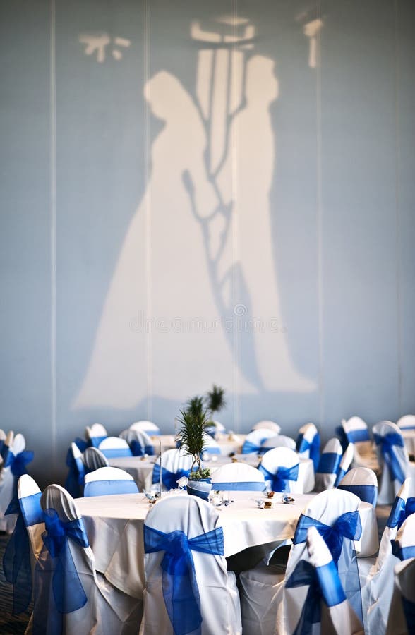 Wedding Reception Party Venue Stock Image - Image of cloth, affair ...