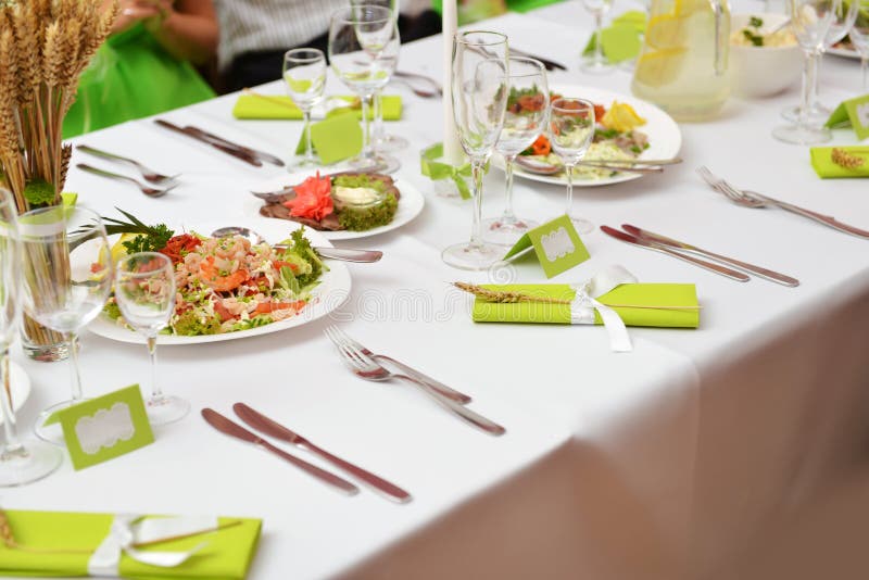Wedding reception stock image. Image of eating, dinner - 34096849