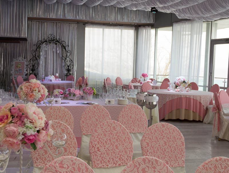 Wedding reception stock image. Image of windows, interior - 52432471