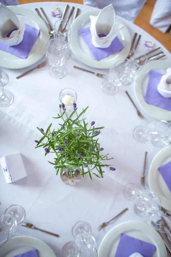 Wedding Reception Room, Tables Set and Ready Stock Image - Image of ...