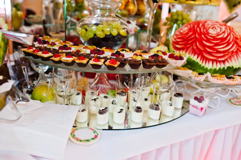 Wedding reception stock photo. Image of cupcake, celebrate - 62749192